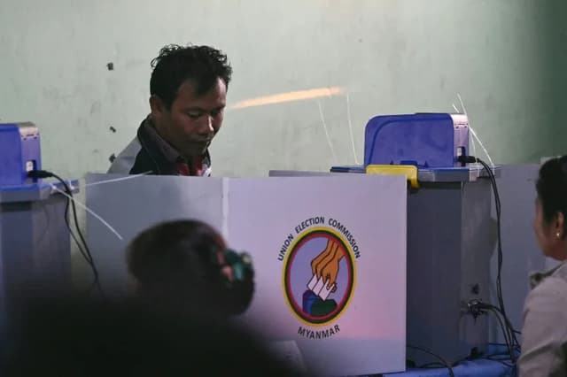 Myanmar Opens Second Phase Of Junta-Run Election Amid War, Rights ...